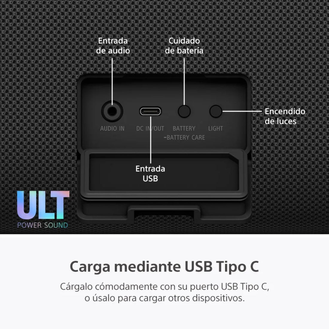 ⁠Parlante para fiesta Sony SRS-ULT50 ULT FIELD 5 Negro – Ofertec Perú